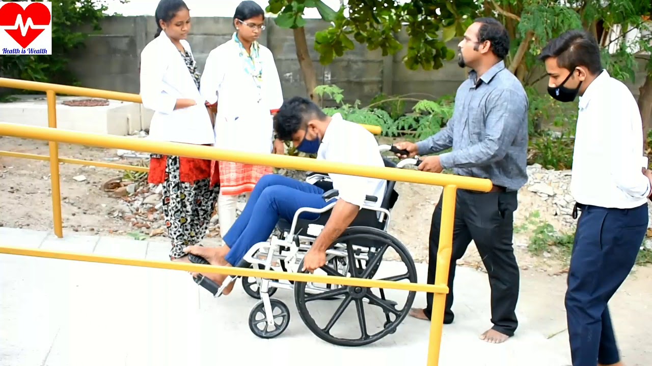 wheelchair ramp techniques for spinal cord injury - YouTube