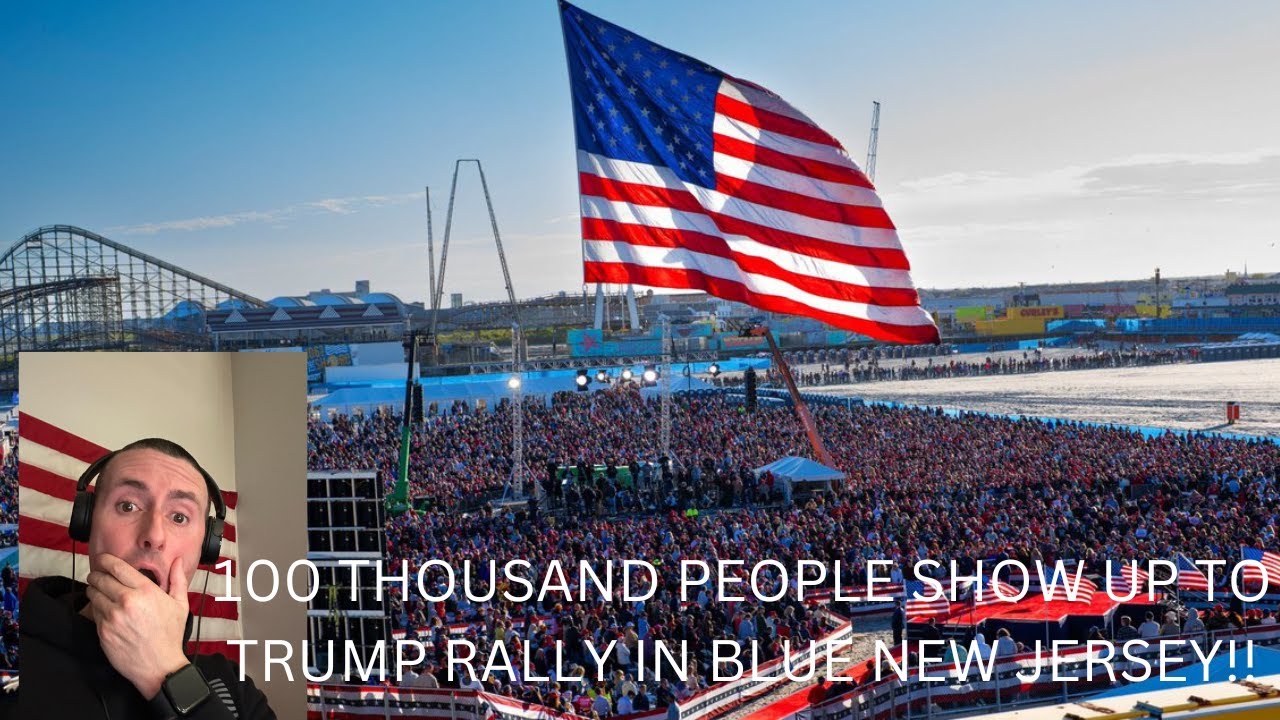 RECORD 100 THOUSAND PEOPLE SHOW UP TO TRUMP RALLY IN NEW JERSEY, THIS ...