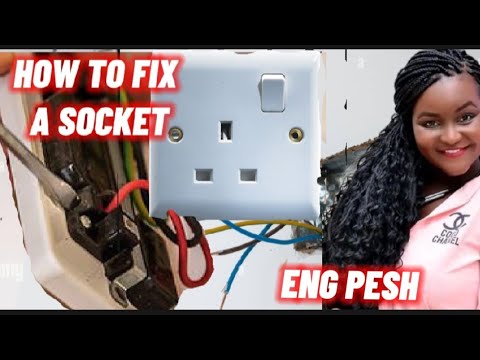 HOW TO REPLACE A FAULTY ELECTRICAL WALL SOCKET-ENG PESH - YouTube