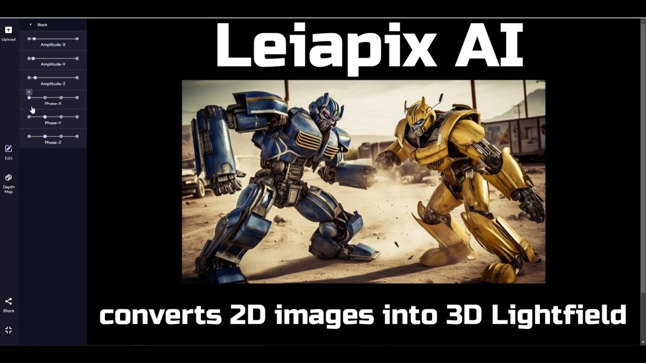 AI Image Generator - Transforming 2D Images into Stunning 3D Light ...