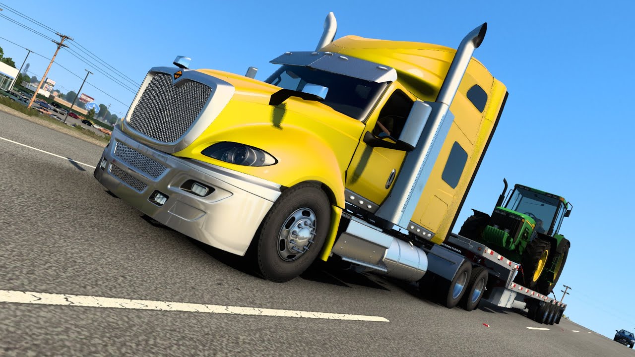 Custom International Prostar ZM ISX Engine pack #256 ATS gameplay - YouTube