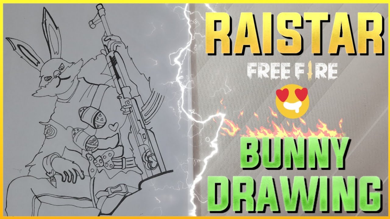 Raistar Bunny Bundle Drawing🤫 | Free Fire - YouTube