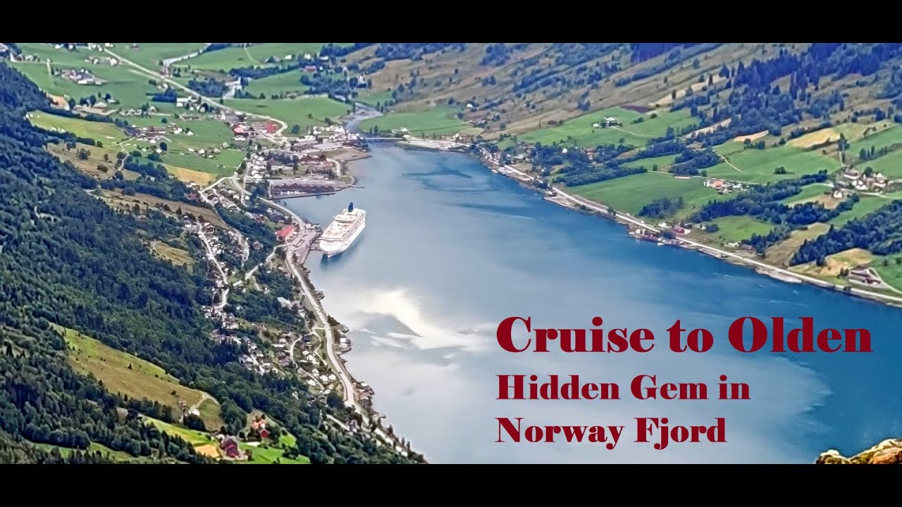 Olden Nordfjord Norway Cruise Port (Drone and Mountain view) and Scenic ...