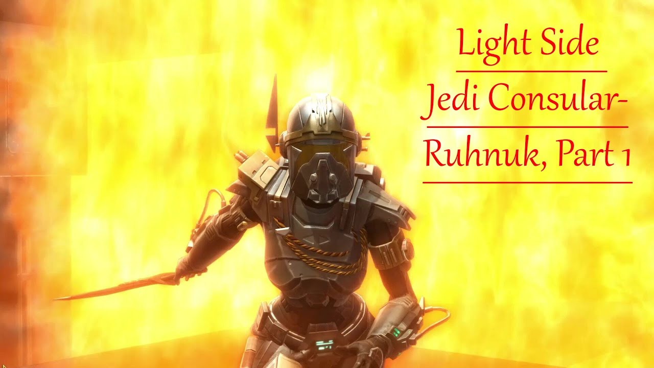 SWTOR: LIGHT Female Jedi Consular- Ruhnuk, Part 1 - YouTube