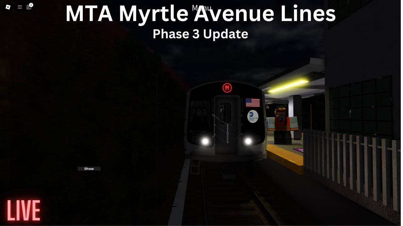 MTA Myrtle Avenue Lines Phase 3 Update is Released | Roblox - YouTube