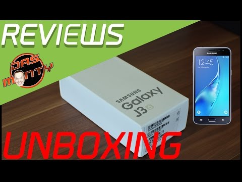 Samsung Galaxy J3 2016 Duos SM-J320F/DS - Unboxing - Smartphone / Handy - Das Monty - Deutsch