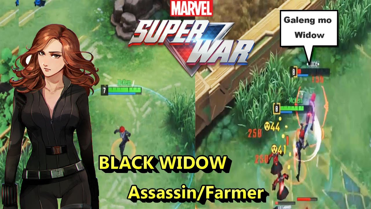 Marvel Super War - BLACK WIDOW Game Play Highlights - YouTube