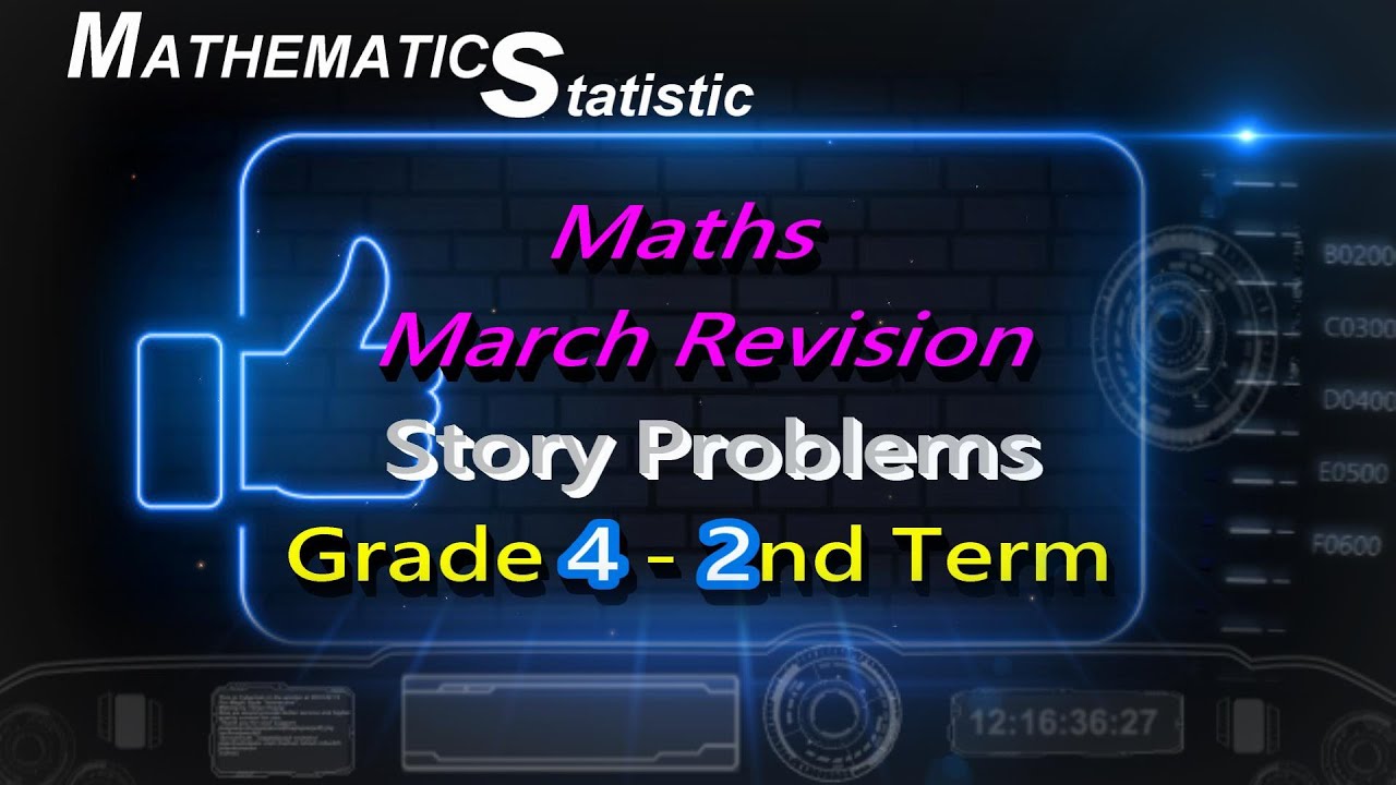 March Revision - Grade 4 2nd Term 2022 - Math - YouTube