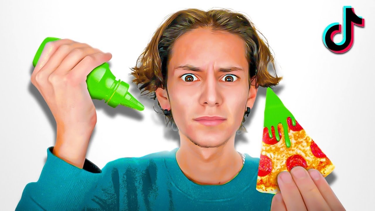 Provo CIBO STRANO di TikTok per 24H! (Buonissimo!!) - YouTube