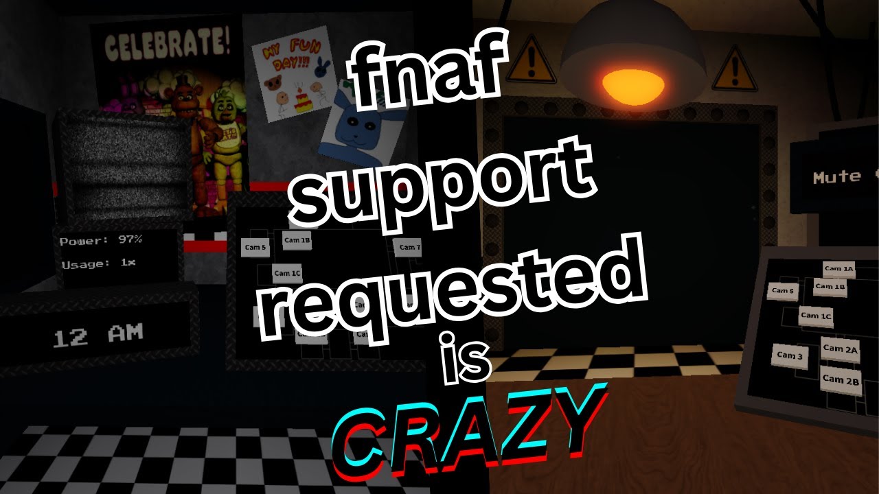 fnaf support requested is CRAZY GOOD #robloxfnaf - YouTube