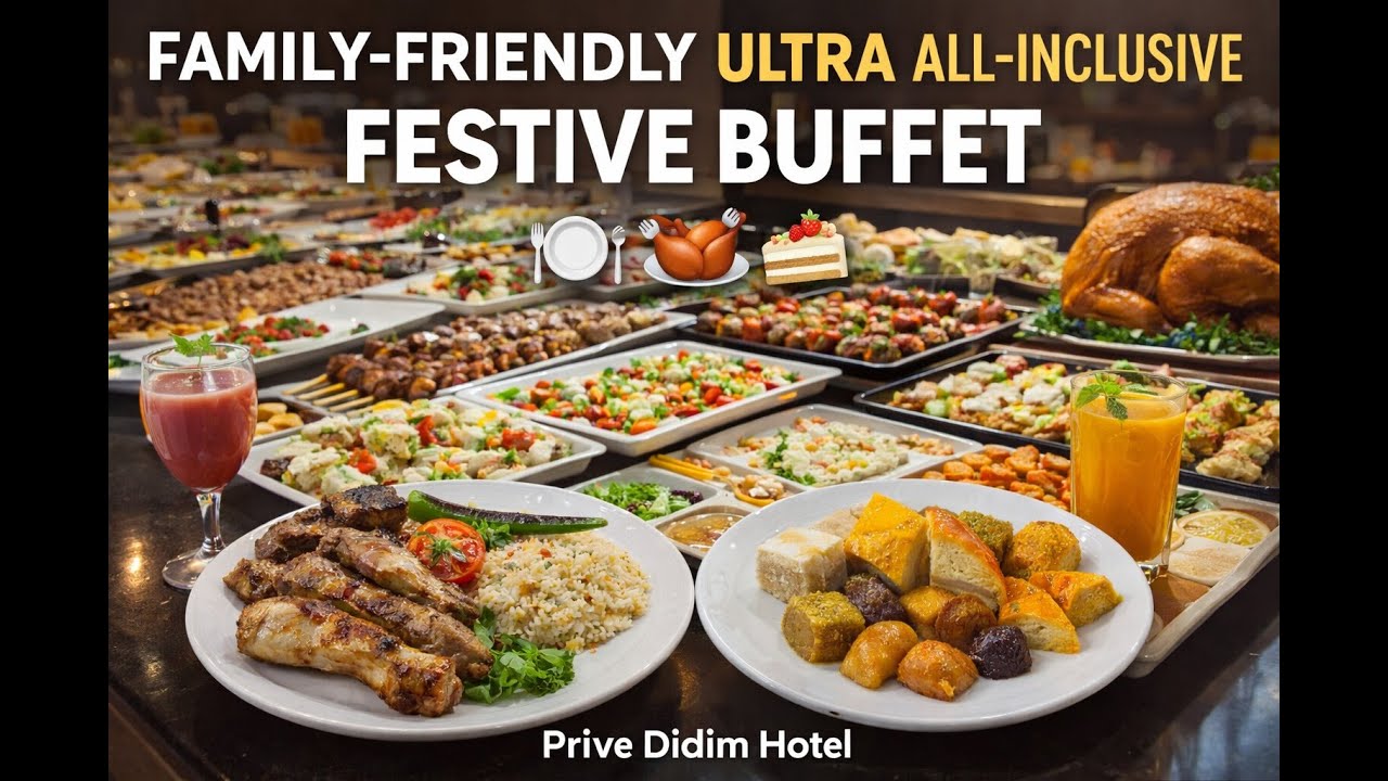 Prive Didim 🏖️ | Ultra All-Inclusive Buffet – Breakfast, Lunch & Feast ...