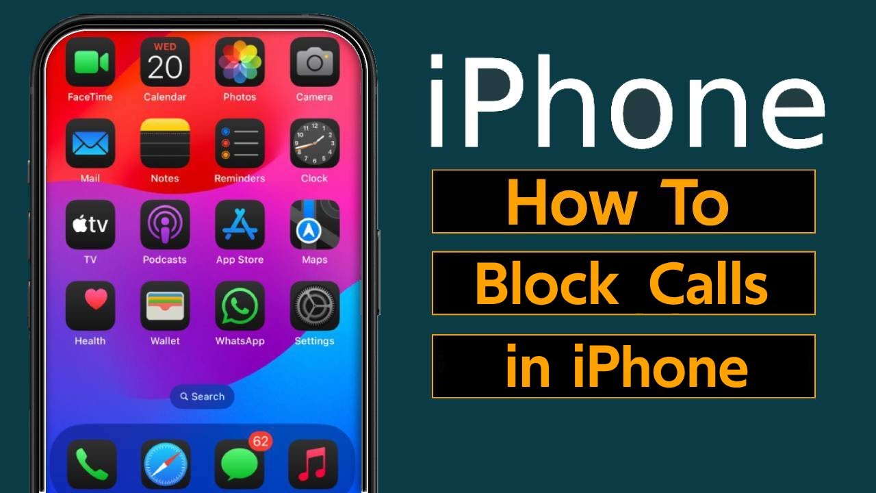 How To Block Calls in iPhone - YouTube