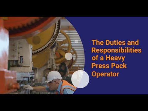The Duties and Responsibilities of a Heavy Press Pack Operator - YouTube