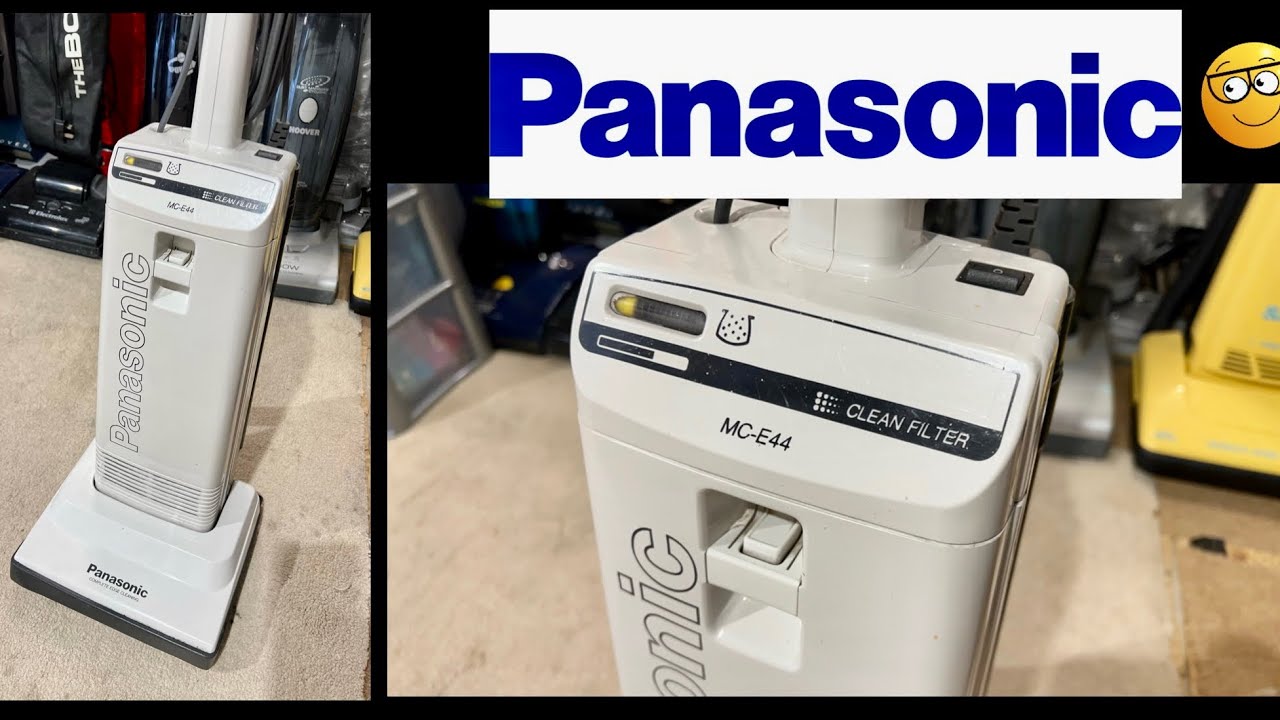 Panasonic MC-E44, Rare Finger Trapper Edge Cleaning! Vacuuming My Workshop - YouTube
