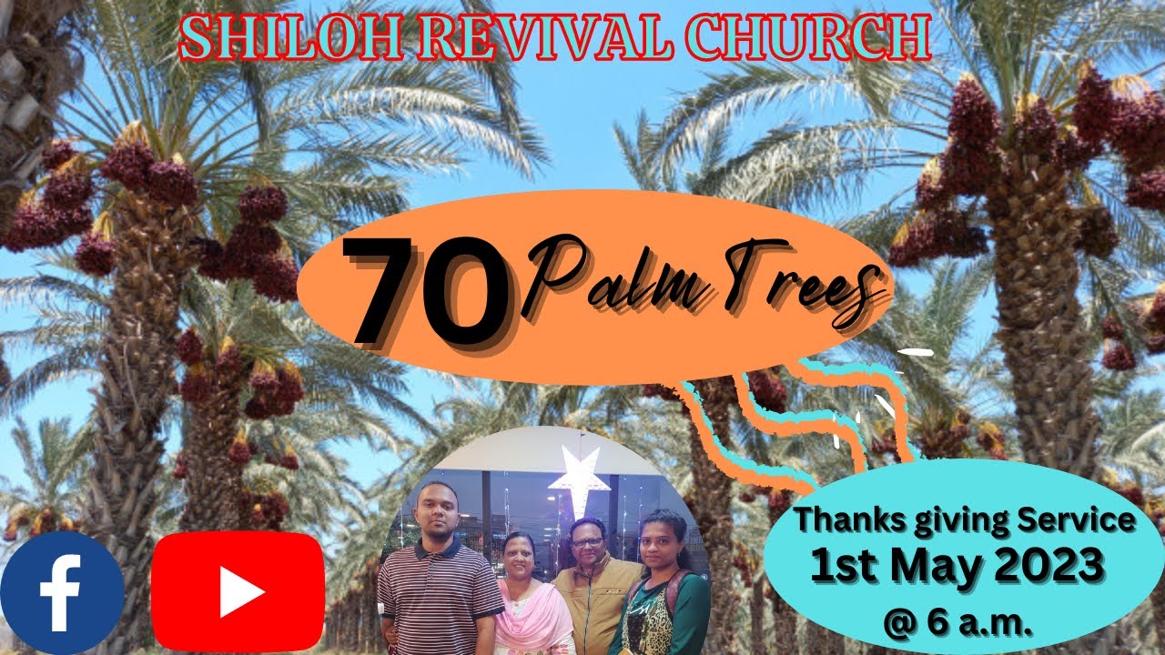 PROMISE WORD 1-5-2023 @ 6 a.m. // 70 Palm Trees - Pr. Samson William ...