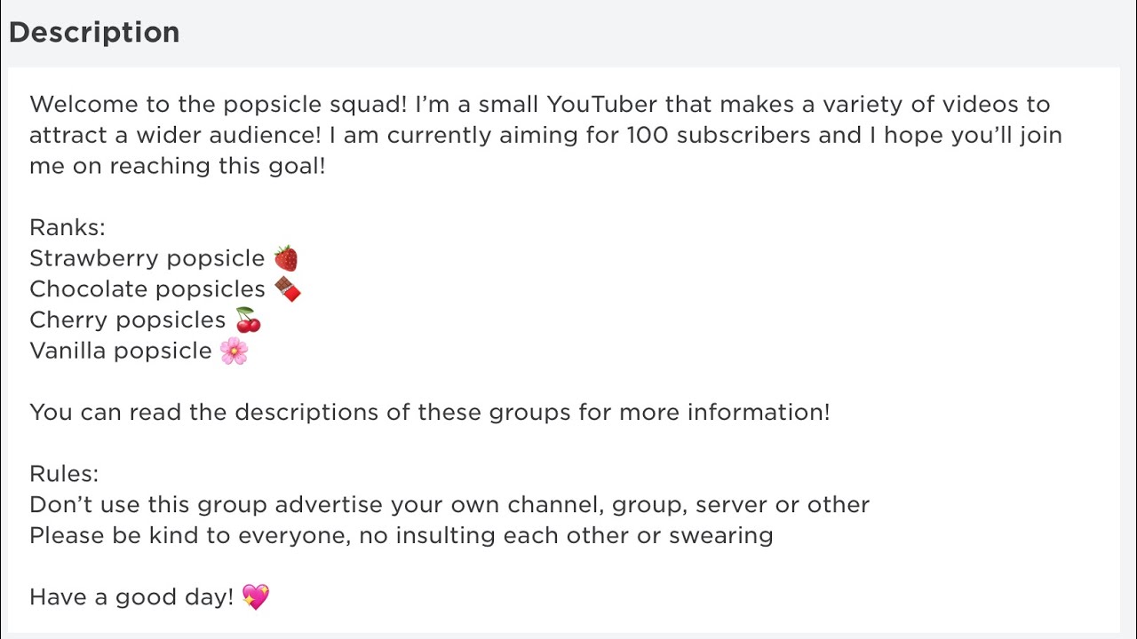 Join My Roblox Group! | Link is in the Description | ItsIzzy - YouTube