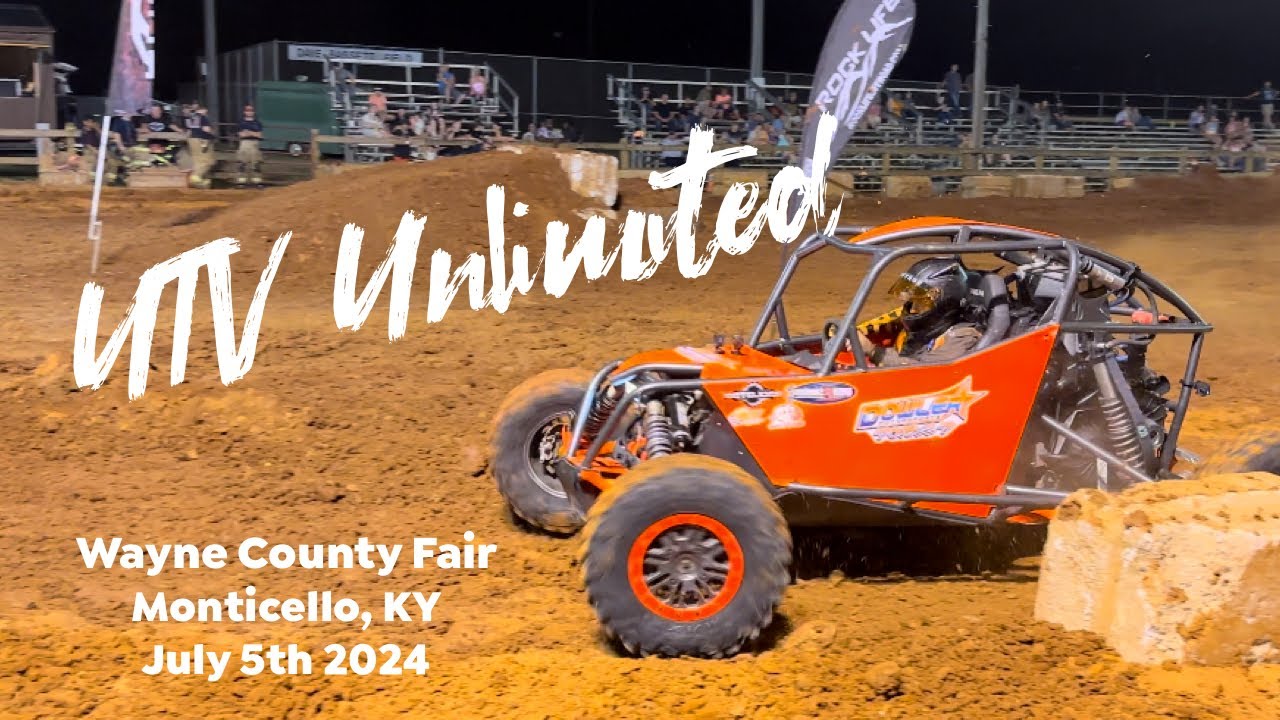 Unlimited Class UTV race in KY | Wayne County Fair 2024 - YouTube