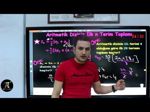 Diziler 4(Aritmetik Dizinin İlk N Terim Toplamı) I Ali Ahsen Akti