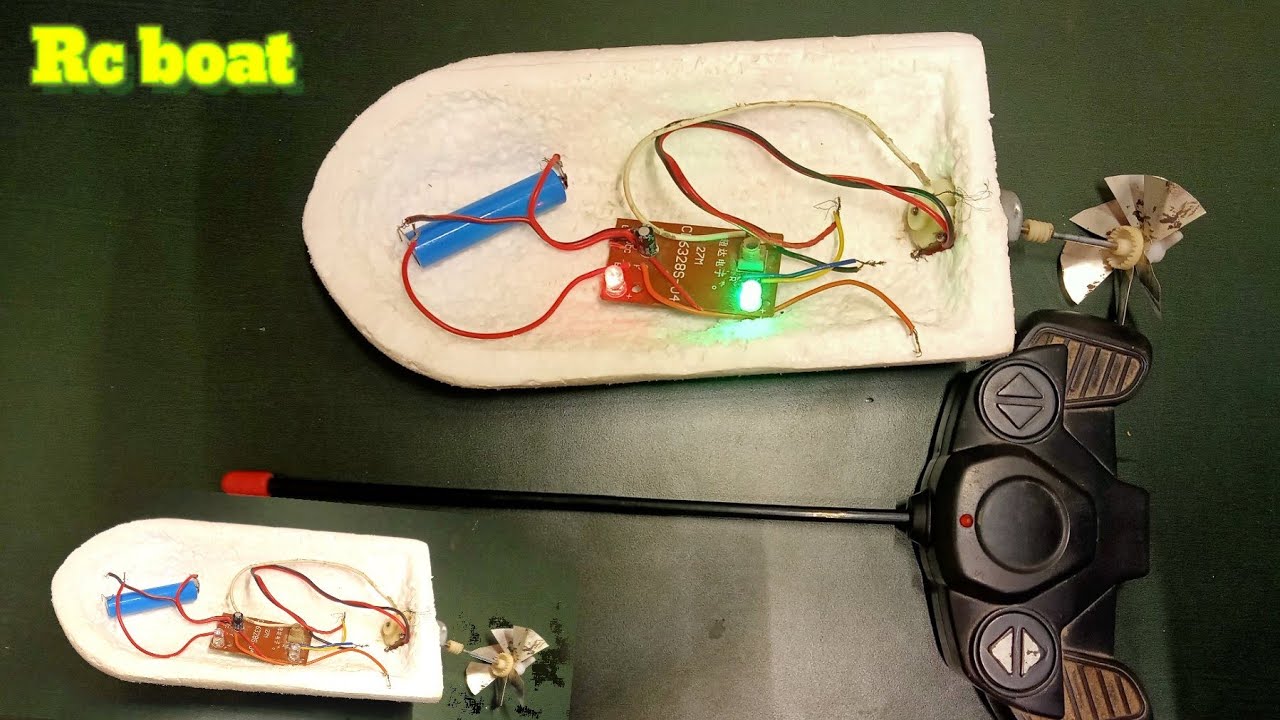 Remote control boat making at home with dc motor 😱@TechnicalRehanxyz ...