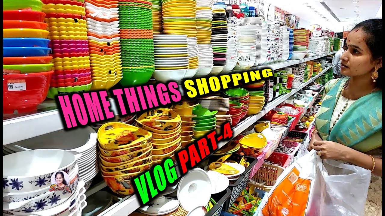 Home Things Shopping Vlog Part - 4 | Saravana Stores Padi - YouTube