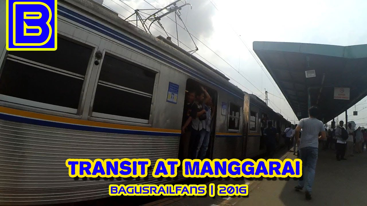 Transit at Manggarai Station during Rush Hour - YouTube