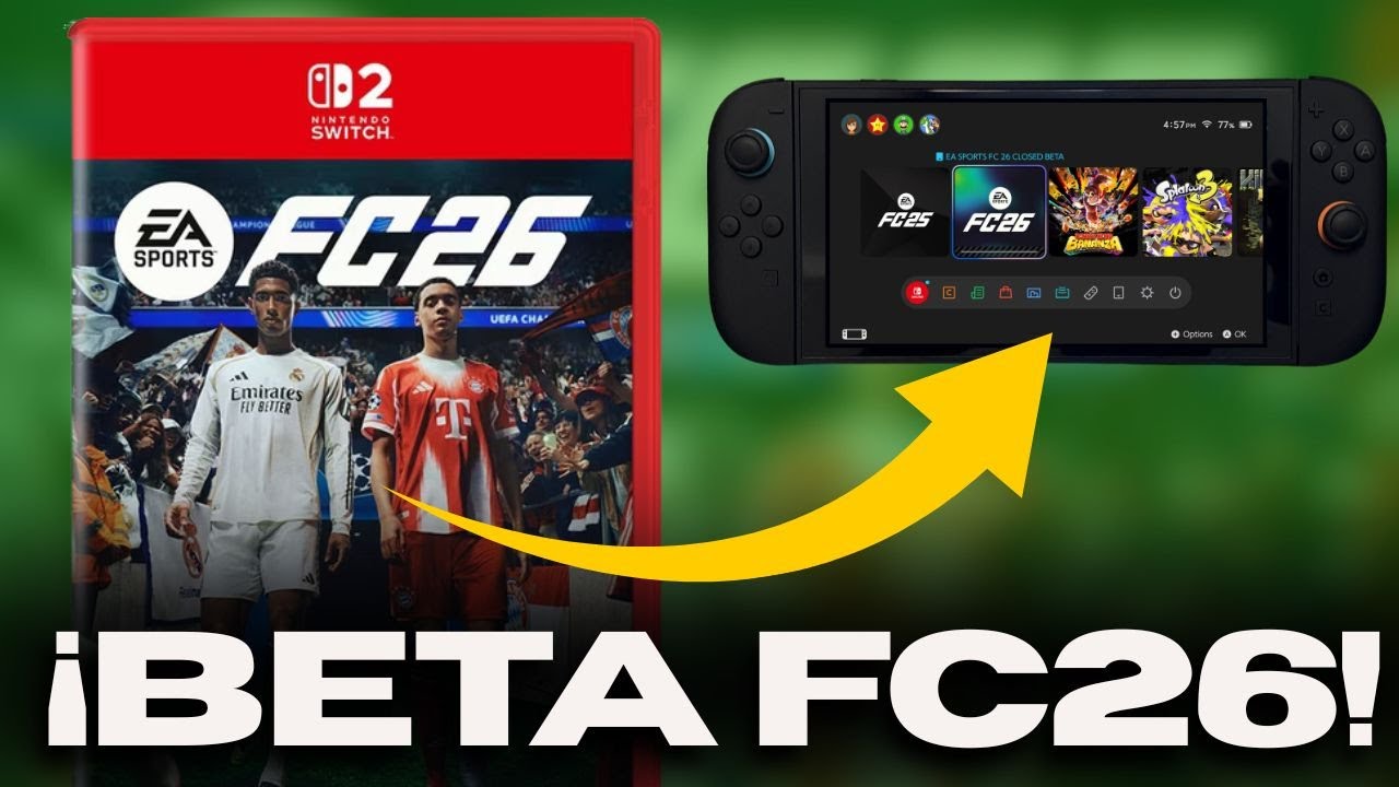 Como jugar la Beta de FC26 Nintendo Switch y Nintendo Switch 2 ( PS5 ...