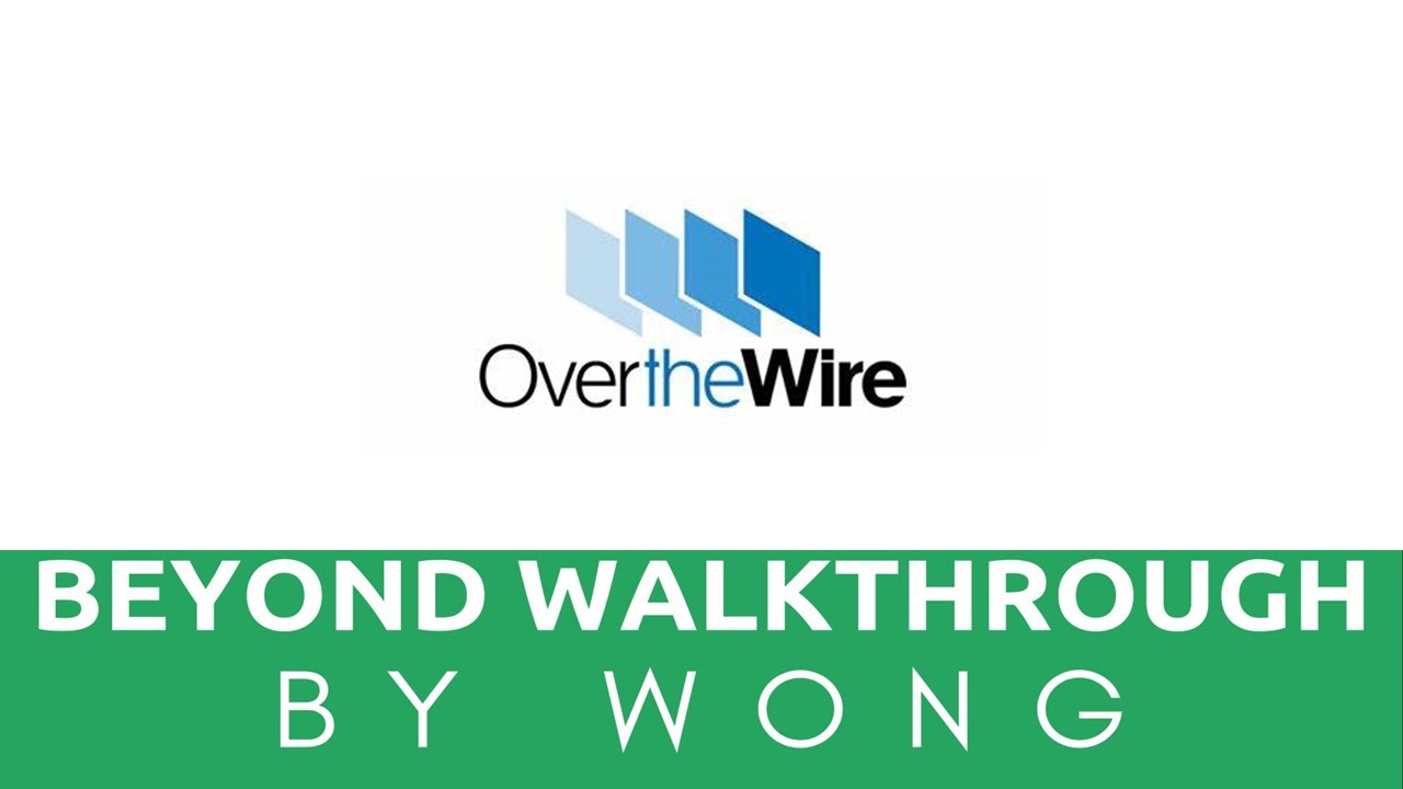 Overthewire Walkthrough | Bandit | Level 0-6 - YouTube