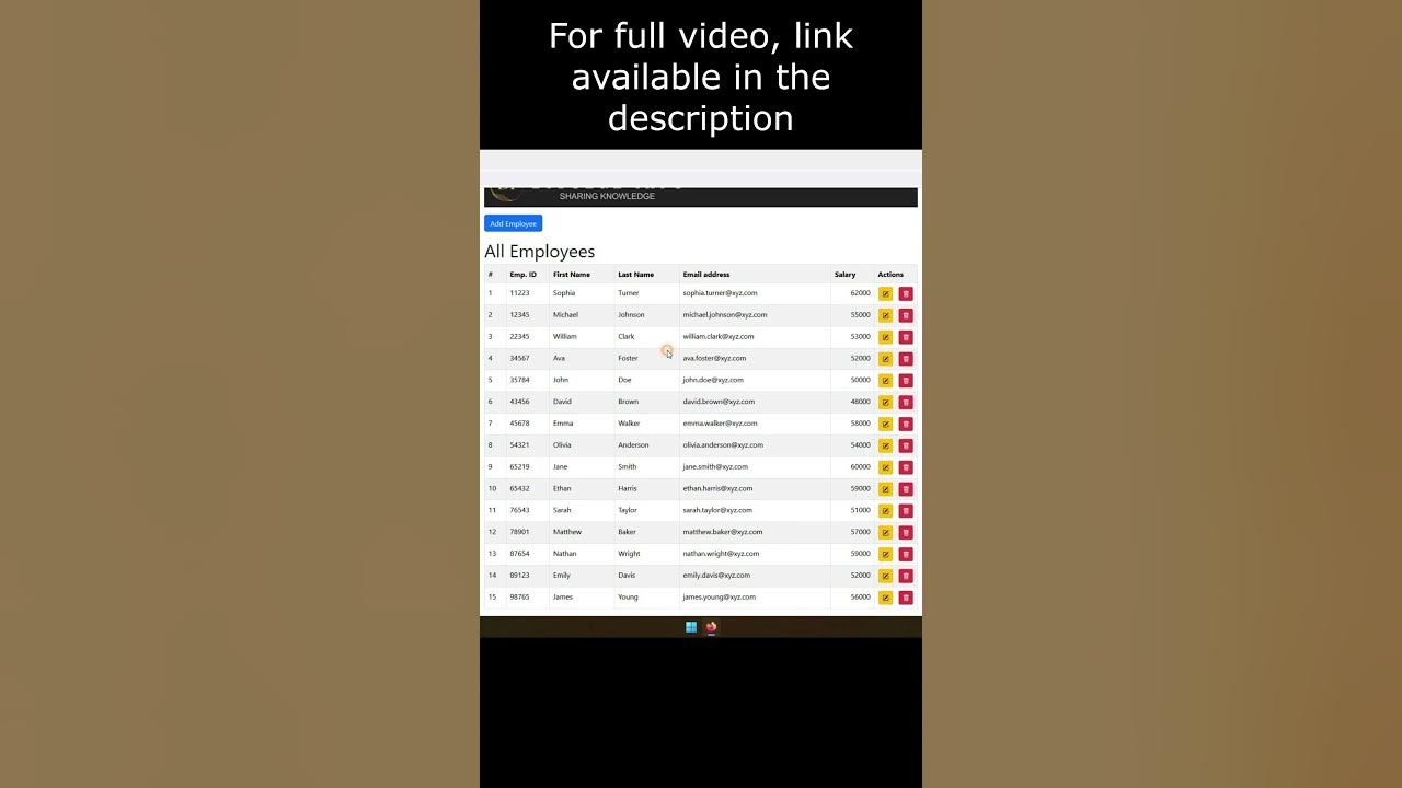 Connect to Database and Perform CRUD Operations Using PHP MySQL #shorts - YouTube