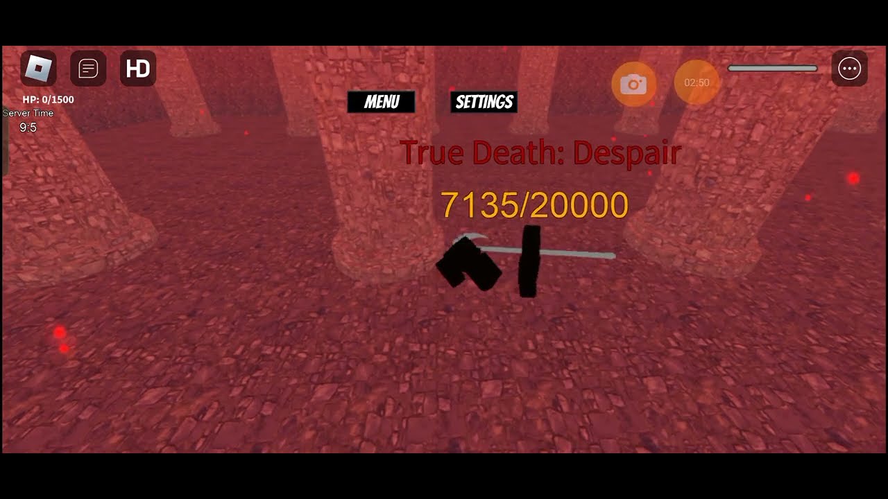 fighting true death:depair boss in timeless trollge incident - YouTube