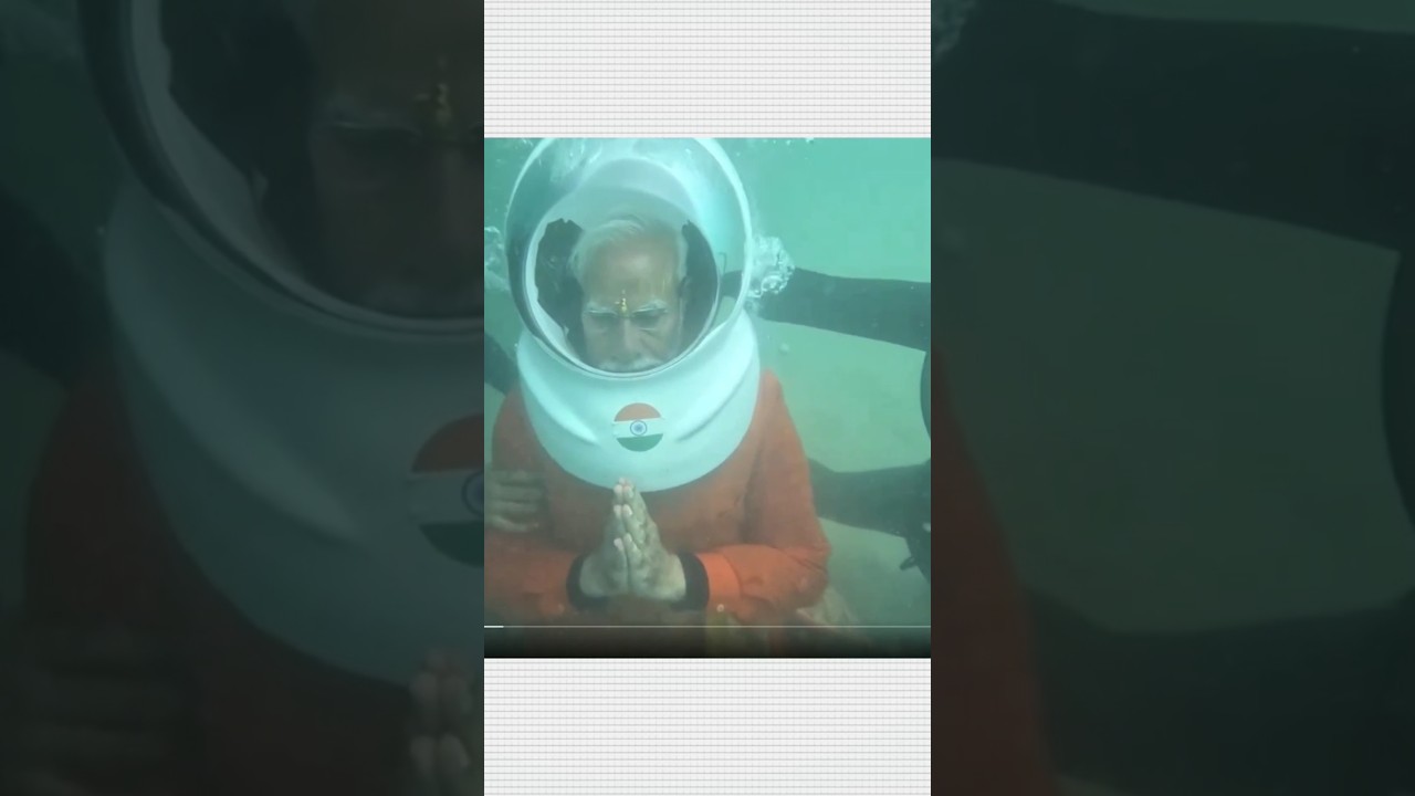 PM Narendra Modi Underwater Dwarka Darshan|| द्वारका का दिव्य दर्शन ...