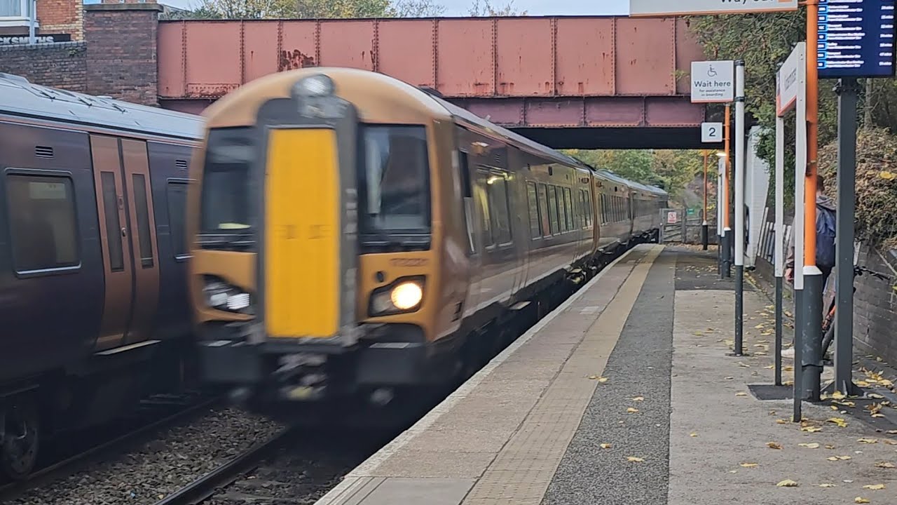 West Midlands Railway 172221 + 172216 passing Kidderminster on 7th ...