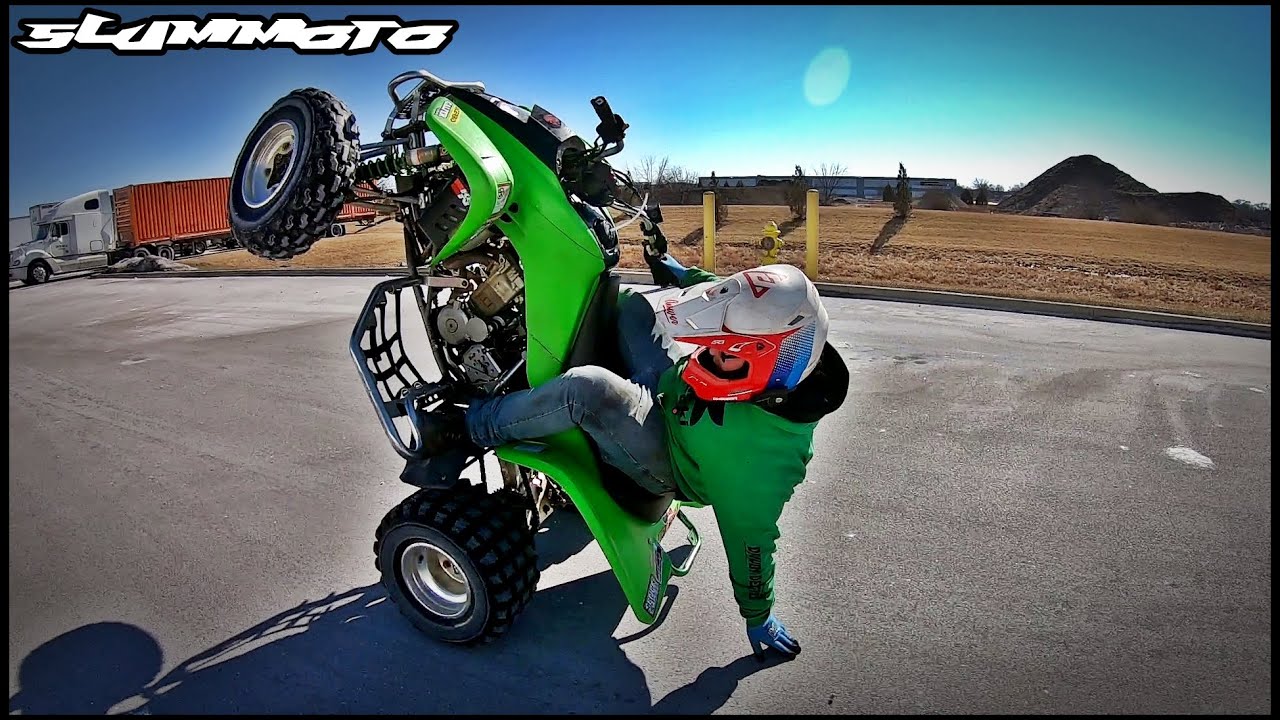 Quad Guy ACTING SUS at the Stunt Lot! 🤨 | KXF400 - YouTube