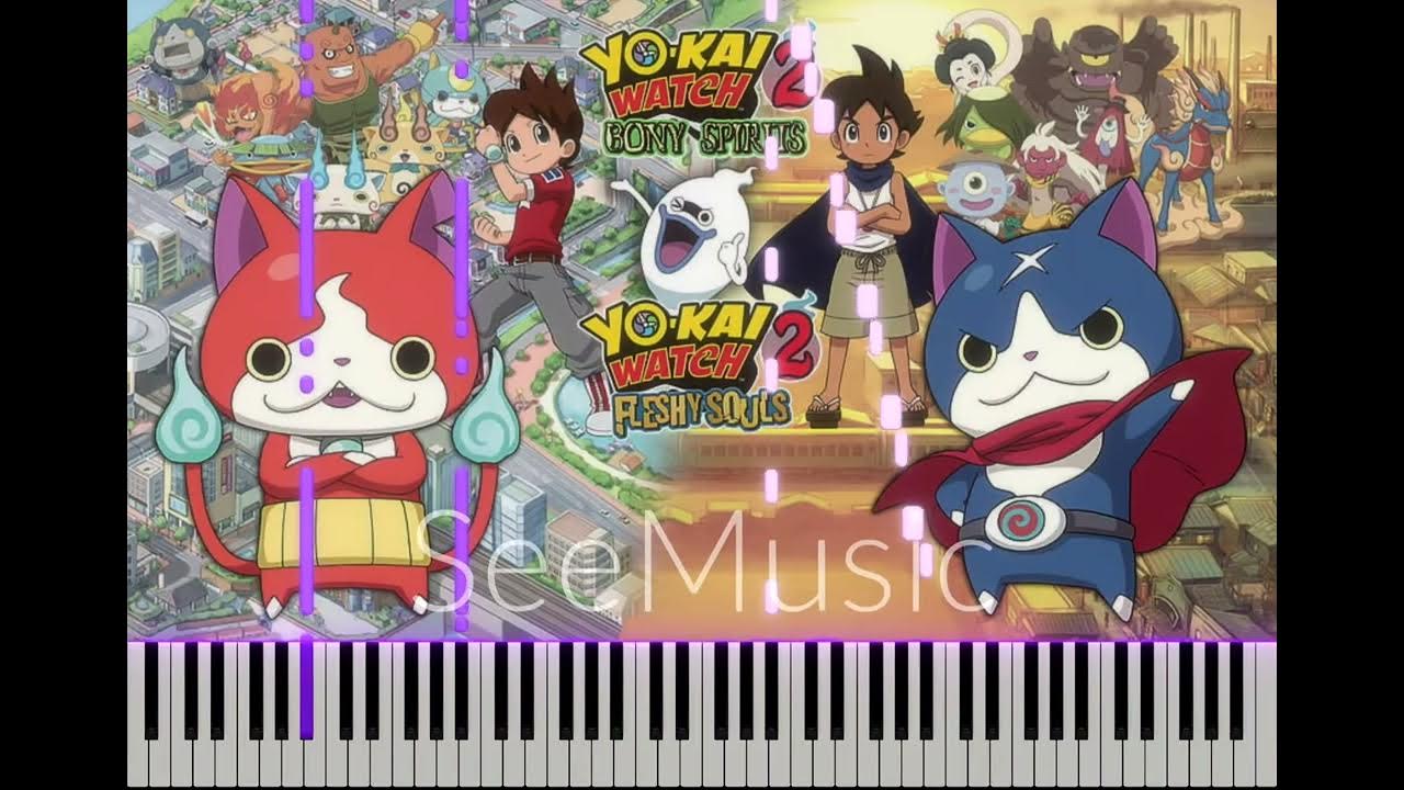 Yo-kai Watch 2 - Dame Dedtime Awakens (Piano Tutorial) - YouTube