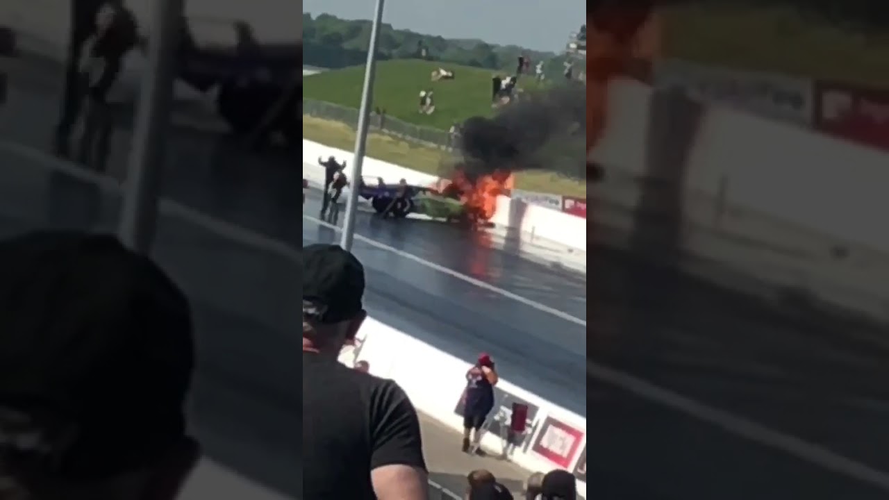 Santa pod crash. 2018 - YouTube