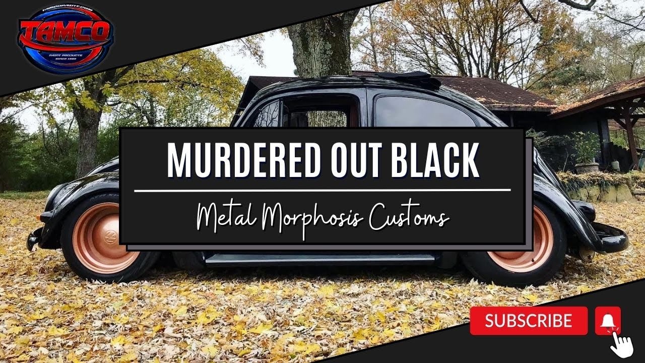 Tamco Paint's Custom Color - Murdered Out Black on Beetle - YouTube