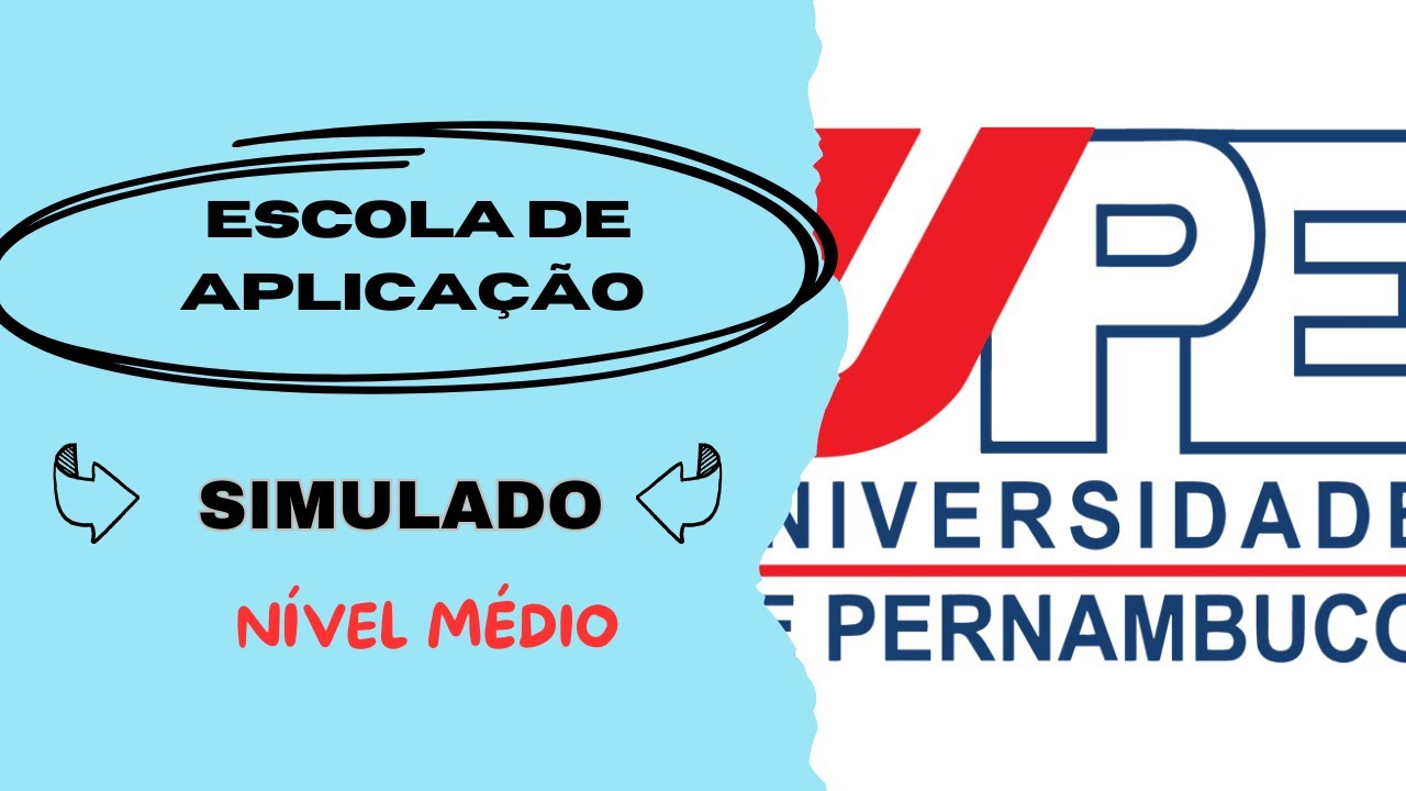 Domine a Prova da Escola de Aplicação da UPE - Nível Médio: Resolução ...