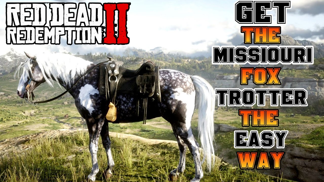 Red Dead Redemption 2: How To Get The Silver Dapple Pinto Missouri Fox Trotter The EASY Way ...