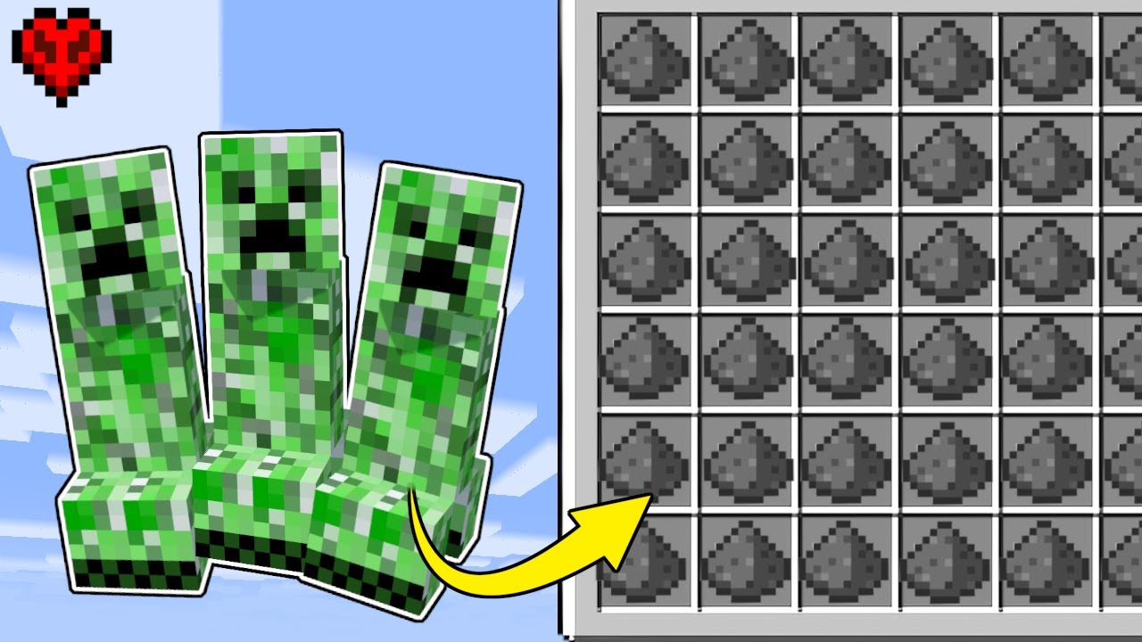 Let's Build a Creeper Farm in Hardcore Minecraft! - YouTube
