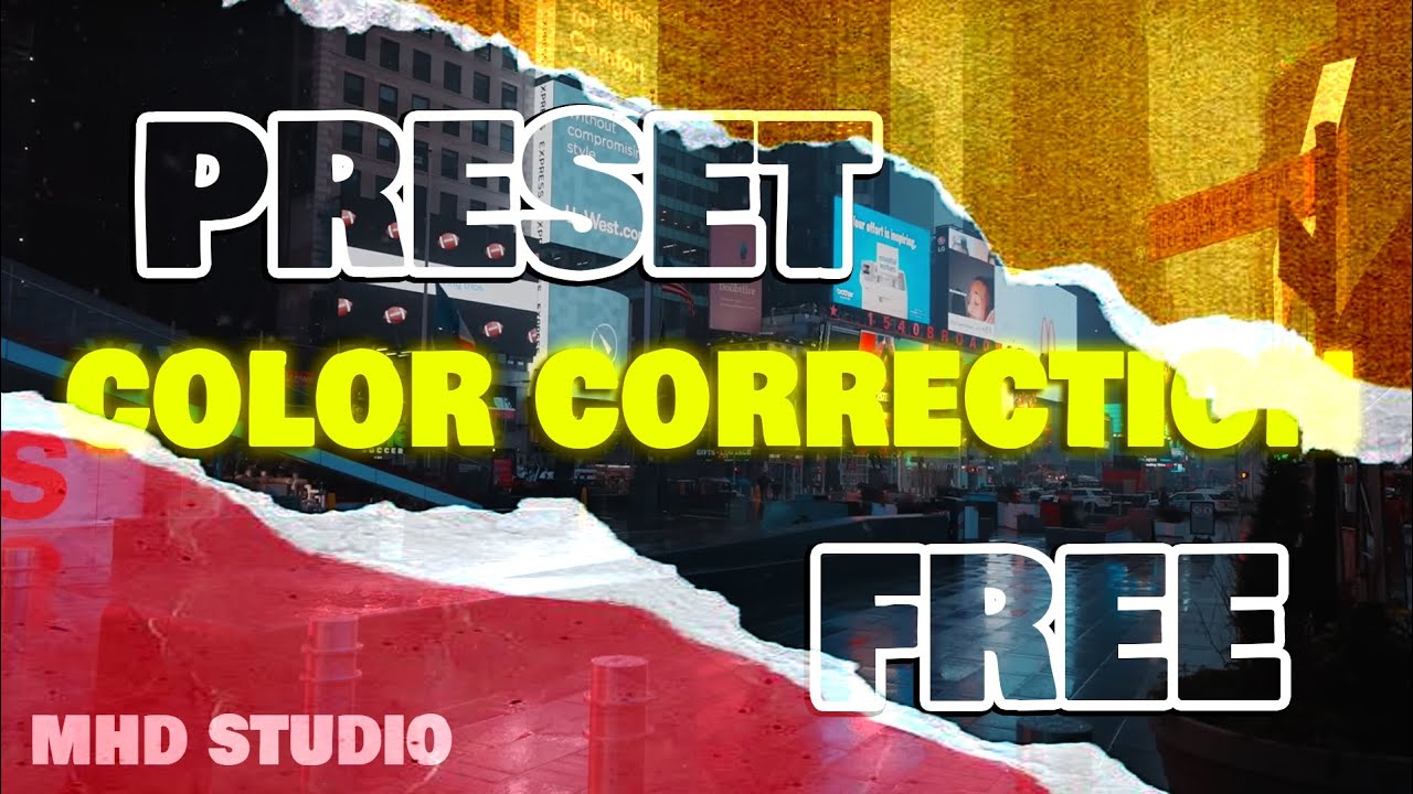 FREE COLOR CORRECTION PRESET PACK FOR PRIMIER PRO - YouTube