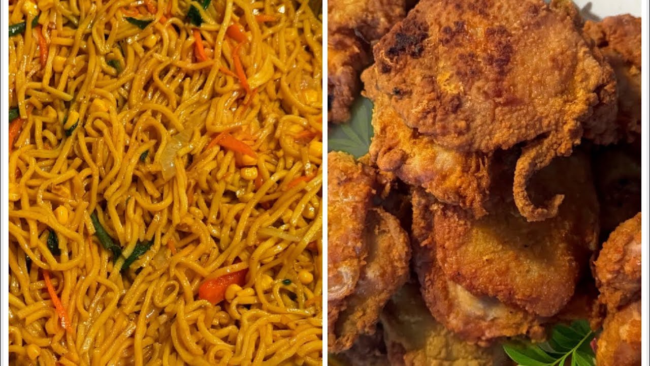 Choman and fry chicken - YouTube