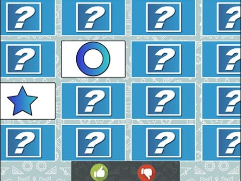 Memory flip card game tutorial change figures - YouTube