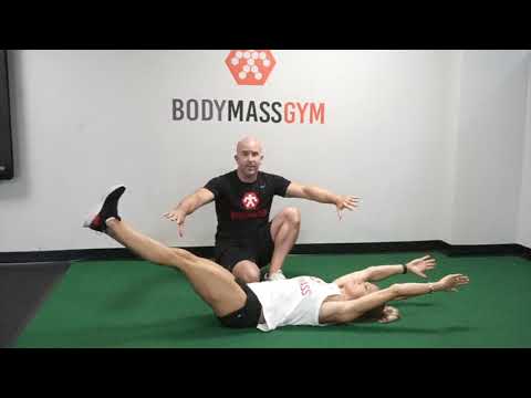 Double Dead Bug Crunch - YouTube