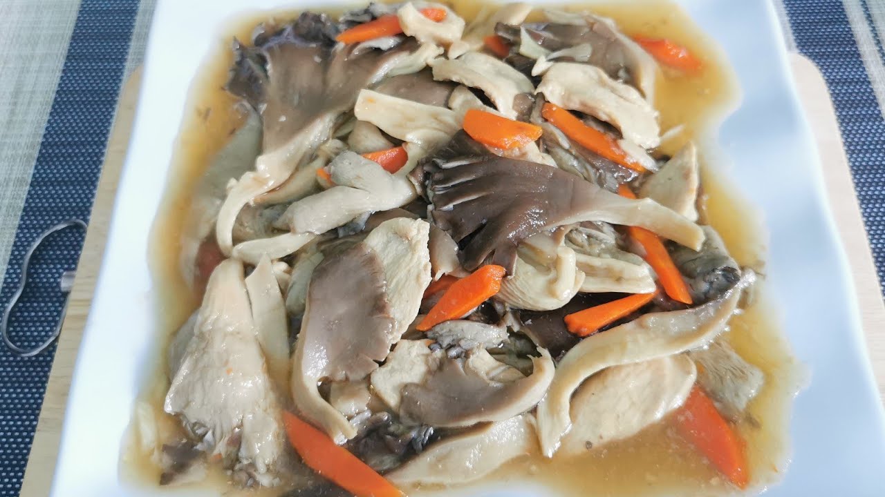 Cendawan Masak Sos Tiram.. Sedap!! - YouTube