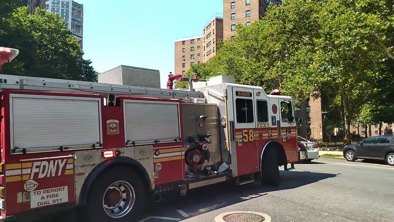 FDNY Engine 58 Responding - YouTube