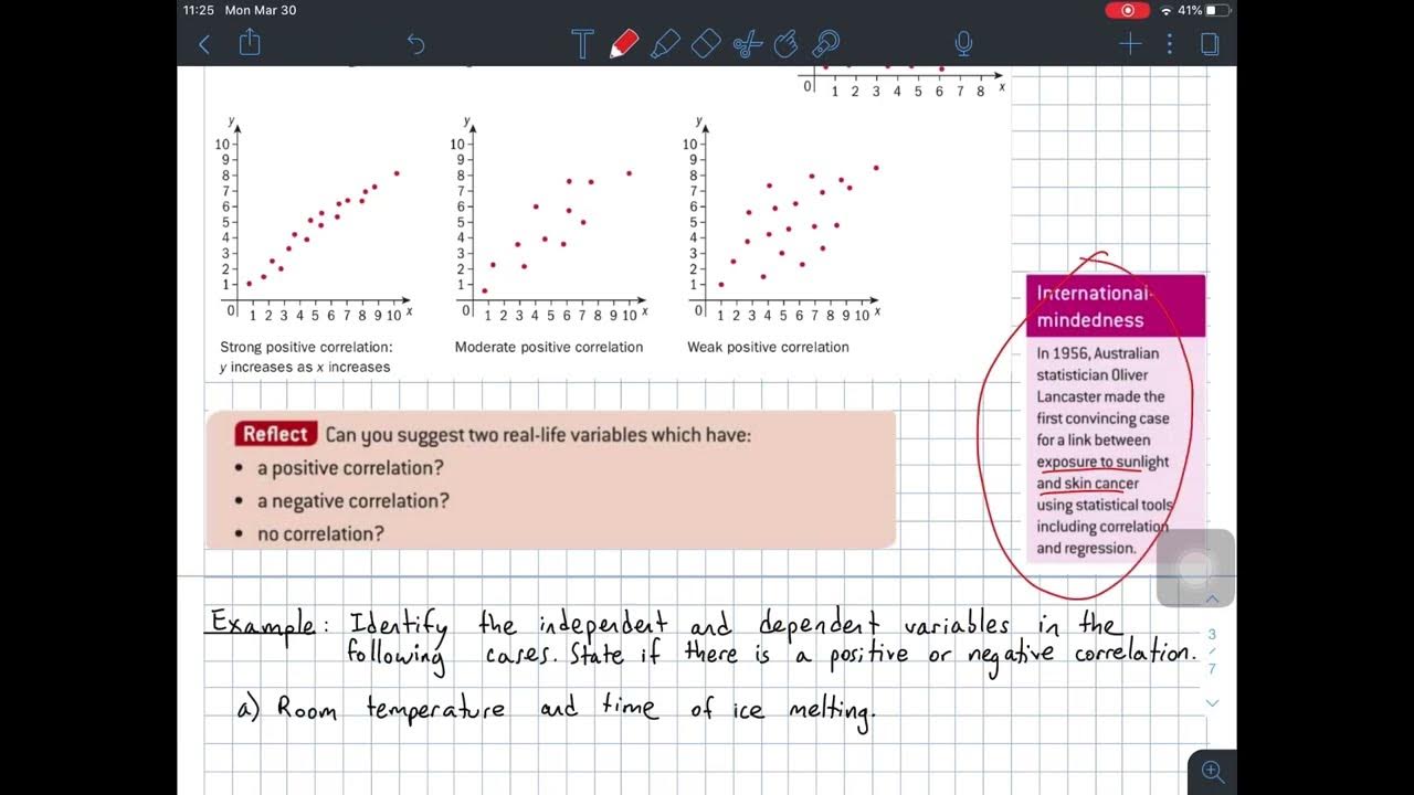 3 Bivariate Analysis - Topic 4 - Statistics - [IB Mathematics: Analysis ...