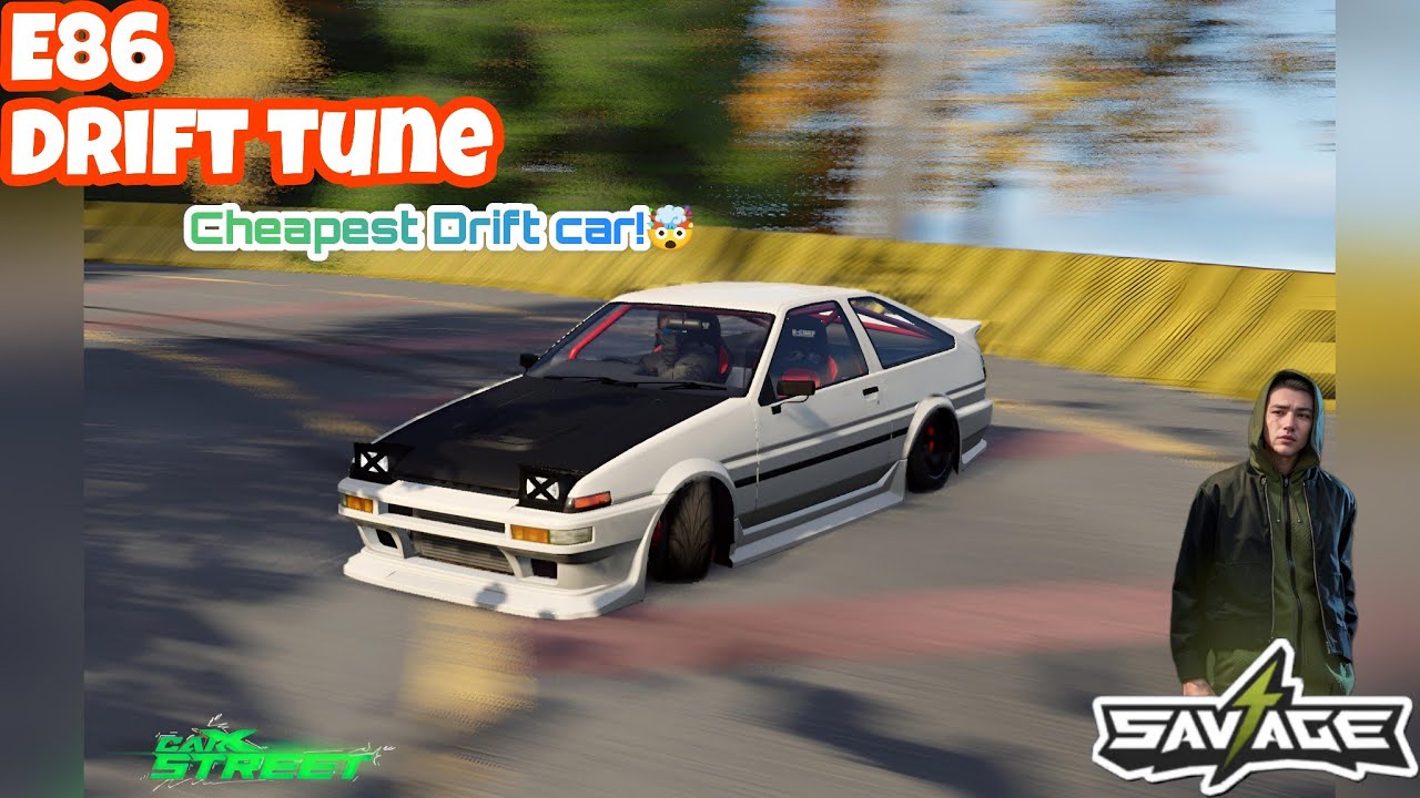 CarX street | E86 the cheapest Drift car in the game🤯 With all tunes ...