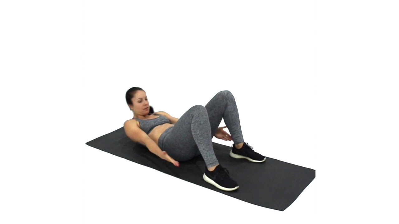 Heel Tap Crunches - YouTube