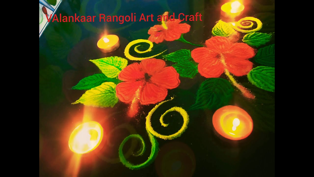 Festival Rangoli design - YouTube