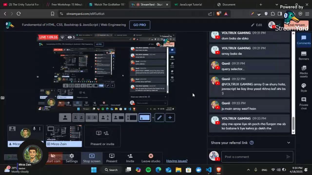 Fundamental of HTML, CSS, Bootstrap & JavaScript | Web Engineering ...