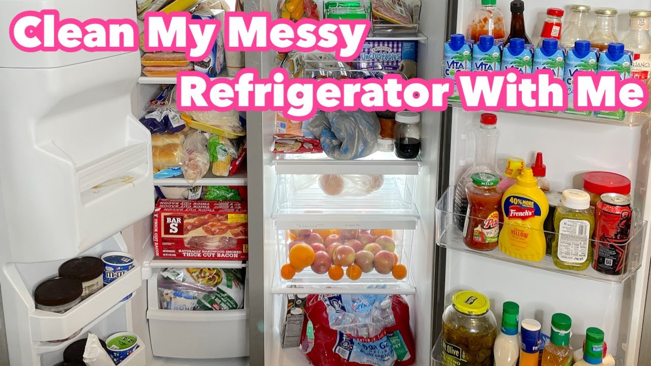 Clean My Messy Refrigerator With Me | Clean & Organize | At Home With ...
